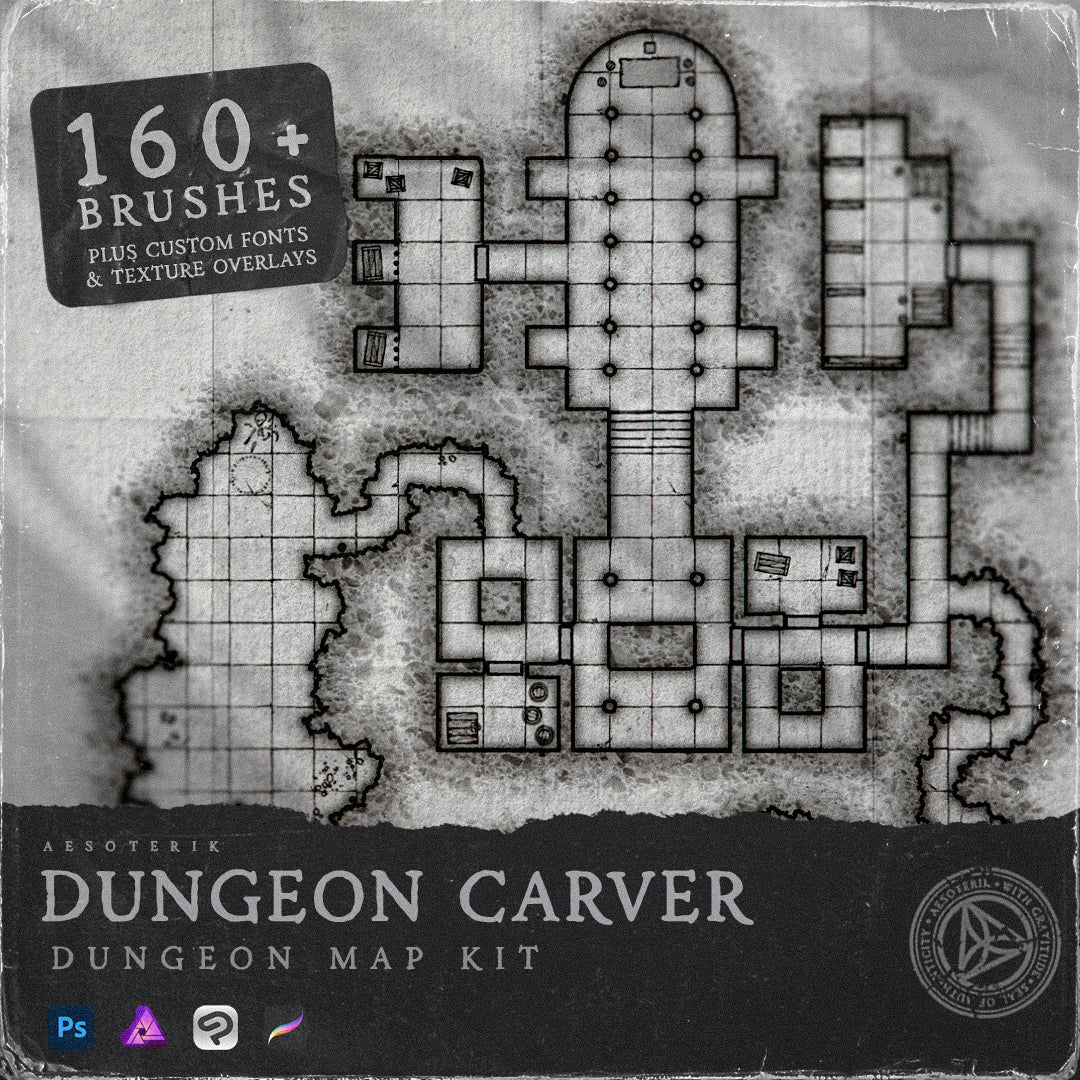 Dungeon Carver Map Kit – Aesoterik